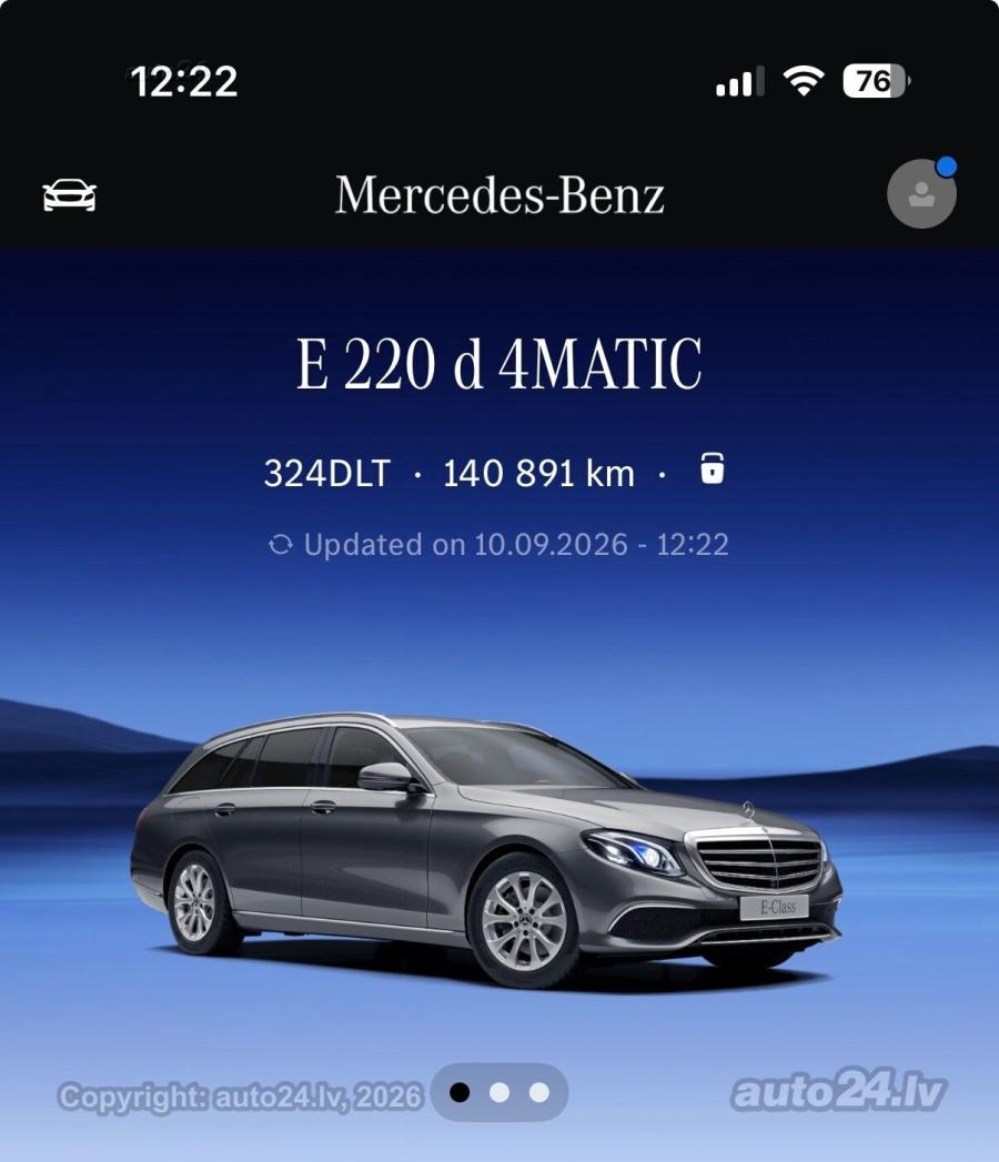 Grey Mercedes-Benz E-Class 2018 in Parnu, with an engine capacity of 2.00 L and mileage of 141 thousand km for 23500 €, photo 28 on AUTOMOTO.COM.LV