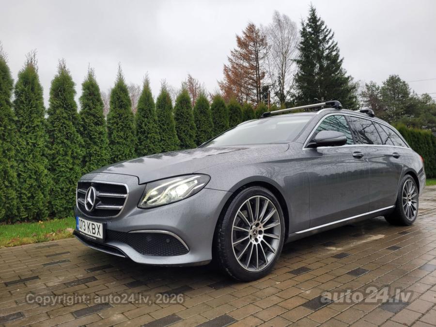 Grey Mercedes-Benz E-Class 2018 in Paide, with an engine capacity of 2.00 L and mileage of 390 thousand km for 18900 €, photo 7 on AUTOMOTO.COM.LV