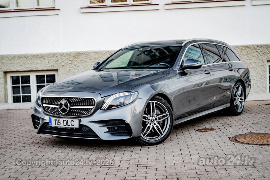 Grey Mercedes-Benz E-Class 2019 in Tallinn, with an engine capacity of 2.00 L and mileage of 82 thousand km for 24999 €, photo 1 on AUTOMOTO.COM.LV