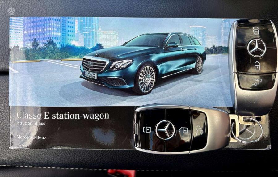 Grey Mercedes-Benz E-Class 2019 in Panevezys, with an engine capacity of 1.95 L and mileage of 225 thousand km for 17300 €, photo 30 on AUTOMOTO.COM.LV