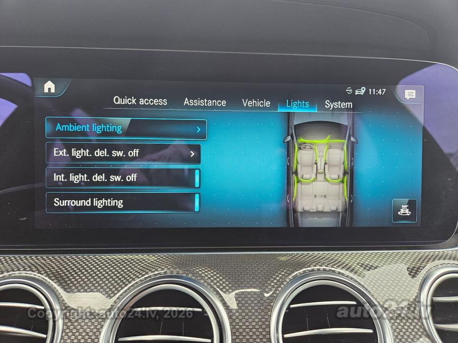 Pelēks Mercedes-Benz E-Class 2020 Tallina, ar dzinēja tilpumu 2.90 L un nobraukumu 144 tūkst. km par 34900 €, foto 14 vietnē AUTOMOTO.COM.LV