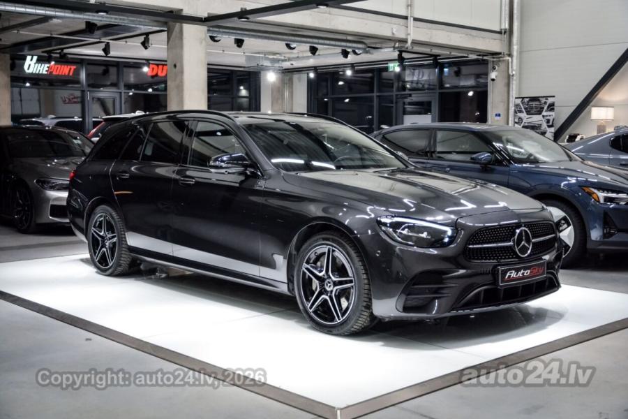 Grey Mercedes-Benz E-Class 2022 in Tallinn, with an engine capacity of 2.00 L and mileage of 68 thousand km for 44900 €, photo 1 on AUTOMOTO.COM.LV