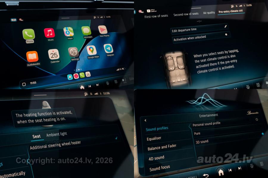 Серый Мерседес Е-Класс 2024 в Тарту, объемом двигателя 2.00 л и пробегом 38 тыс. км за 64900 €, фото 25 на AUTOMOTO.COM.LV