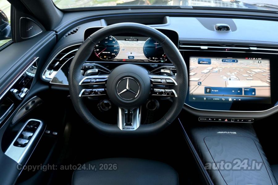 Grey Mercedes-Benz E-Class 2025 in Tallinn, with an engine capacity of 3.00 L and mileage of 10 thousand km for 92990 €, photo 19 on AUTOMOTO.COM.LV