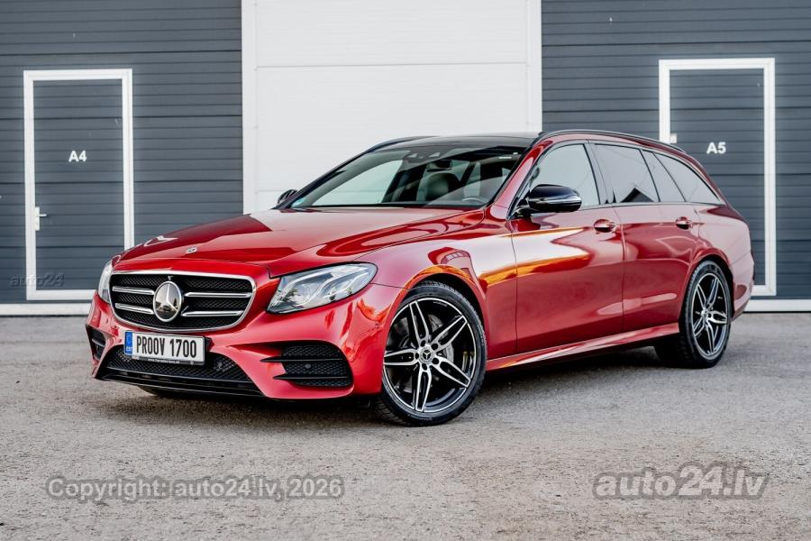 Red Mercedes-Benz E-Class 2017 in Parnu, with an engine capacity of 3.00 L and mileage of 180 thousand km for 22900 €, photo 1 on AUTOMOTO.COM.LV