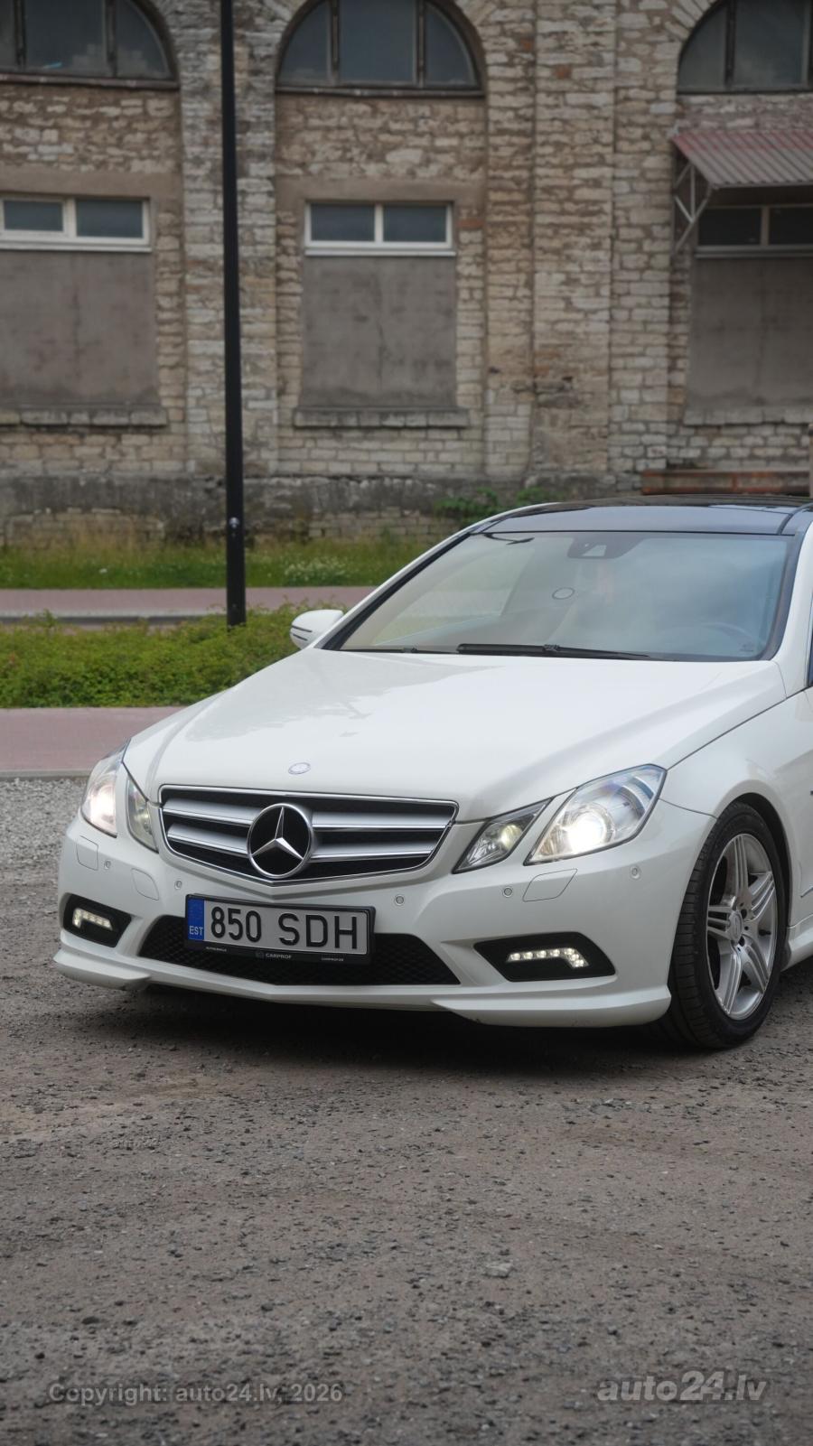 White Mercedes-Benz E-Class 2009 in Tallinn, with an engine capacity of 3.50 L and mileage of 144 thousand km for 13000 €, photo 1 on AUTOMOTO.COM.LV