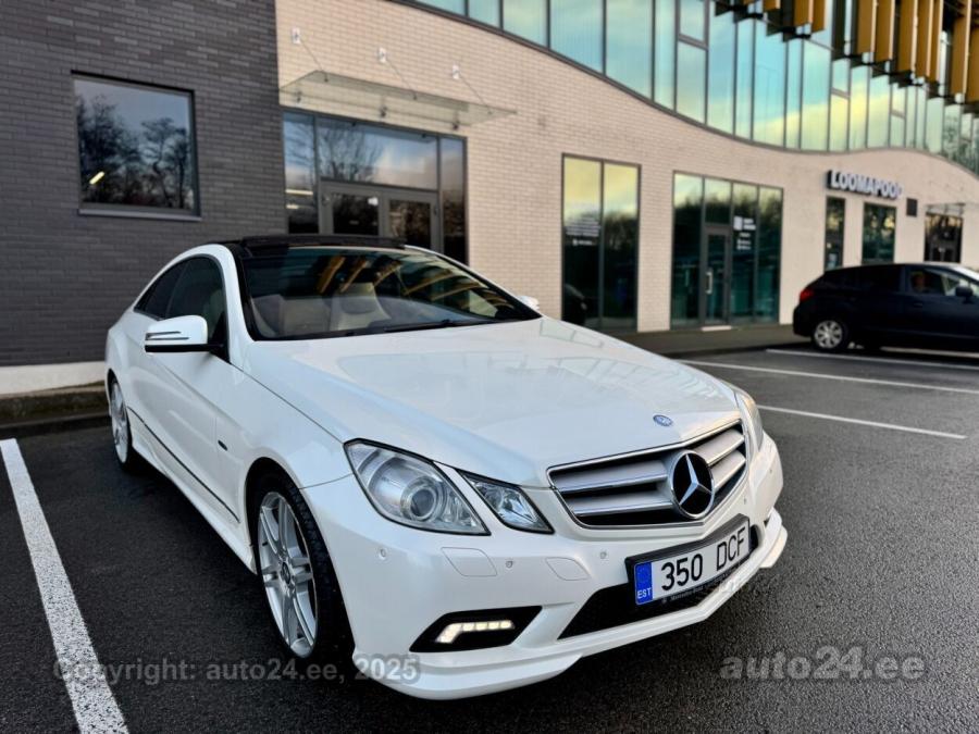 White Mercedes-Benz E-Class 2010 in Tallinn, with an engine capacity of 3.50 L and mileage of 168 thousand km for 7900 €, photo 1 on AUTOMOTO.COM.LV
