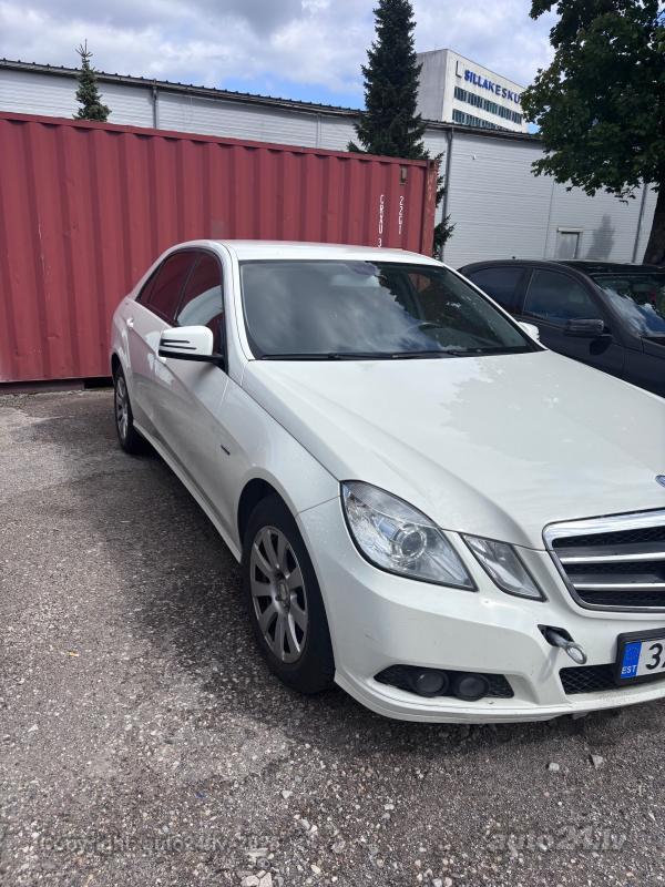 White Mercedes-Benz E-Class 2010 in Tallinn, with an engine capacity of 2.10 L and mileage of 256 thousand km for 3500 €, photo 6 on AUTOMOTO.COM.LV