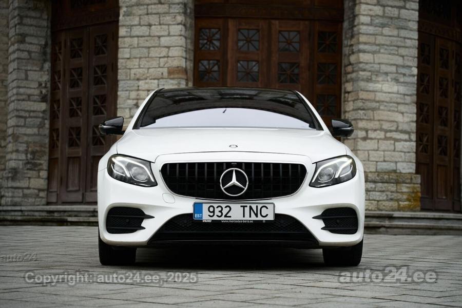 White Mercedes-Benz E-Class 2017 in Tallinn, with an engine capacity of 2.00 L and mileage of 132 thousand km for 28000 €, photo 1 on AUTOMOTO.COM.LV