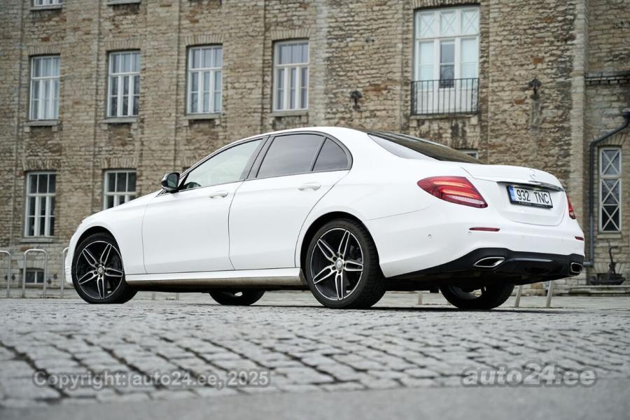 White Mercedes-Benz E-Class 2017 in Tallinn, with an engine capacity of 2.00 L and mileage of 132 thousand km for 28000 €, photo 2 on AUTOMOTO.COM.LV