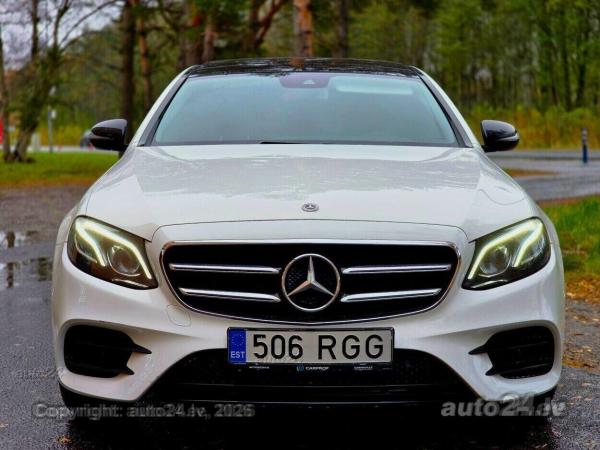 White Mercedes-Benz E-Class 2017 in Tallinn, with an engine capacity of 2.00 L and mileage of 271 thousand km for 16990 €, photo 2 on AUTOMOTO.COM.LV