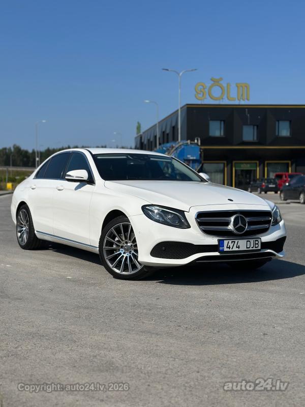 White Mercedes-Benz E-Class 2018 in Tallinn, with an engine capacity of 2.00 L and mileage of 214 thousand km for 21990 €, photo 1 on AUTOMOTO.COM.LV