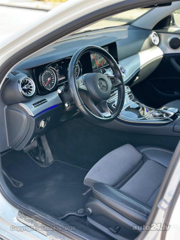 White Mercedes-Benz E-Class 2018 in Tallinn, with an engine capacity of 2.00 L and mileage of 214 thousand km for 21990 €, photo 7 on AUTOMOTO.COM.LV