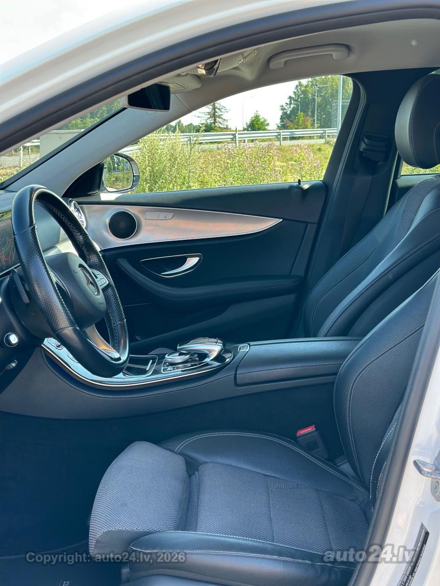 White Mercedes-Benz E-Class 2018 in Tallinn, with an engine capacity of 2.00 L and mileage of 214 thousand km for 21990 €, photo 9 on AUTOMOTO.COM.LV