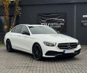 White Mercedes-Benz E-Class 2021 in Tallinn, with an engine capacity of 2.00 L and mileage of 85 thousand km for 37900 €, photo  on AUTOMOTO.COM.LV