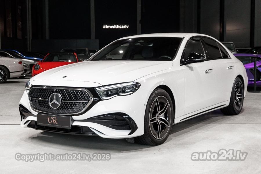 Balts Mercedes-Benz E-Class 2025 Rīga, ar dzinēja tilpumu 2.00 L un nobraukumu 33 tūkst. km par 51600 €, foto 1 vietnē AUTOMOTO.COM.LV