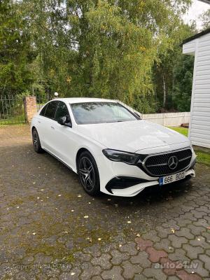 Balts Mercedes-Benz E-Class 2025 Tallina, ar dzinēja tilpumu 2.00 L un nobraukumu 36 tūkst. km par 59500 €, foto  vietnē AUTOMOTO.COM.LV