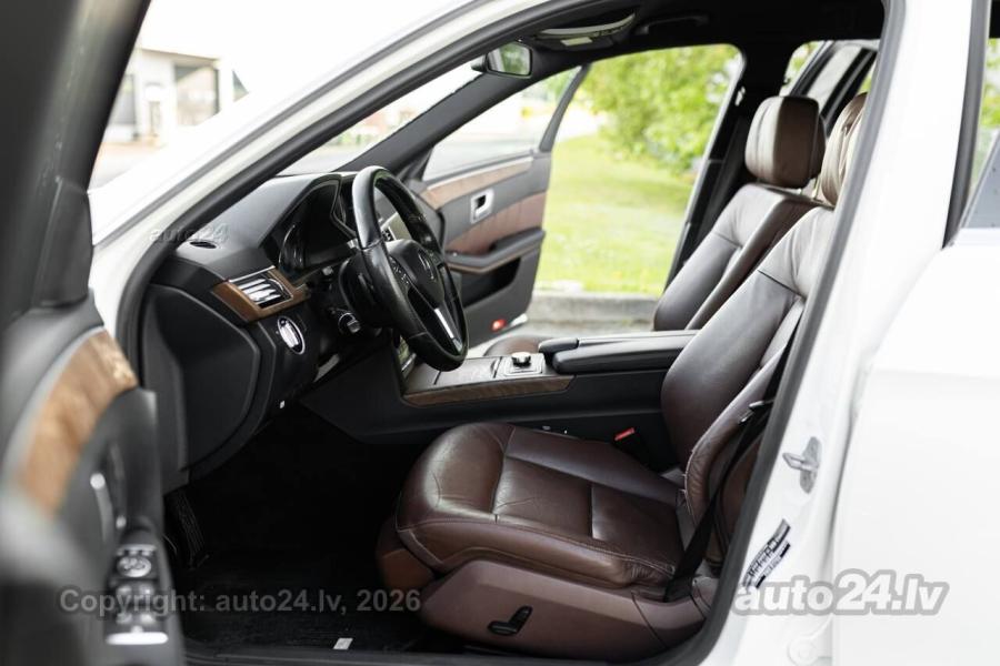 White Mercedes-Benz E-Class 2013 in Tallinn, with an engine capacity of 3.00 L and mileage of 286 thousand km for 10990 €, photo 8 on AUTOMOTO.COM.LV