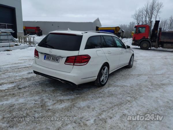 White Mercedes-Benz E-Class 2015 in Tallinn, with an engine capacity of 2.10 L and mileage of 316 thousand km for 11900 €, photo 2 on AUTOMOTO.COM.LV