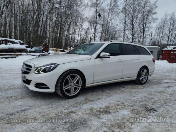 White Mercedes-Benz E-Class 2015 in Tallinn, with an engine capacity of 2.10 L and mileage of 316 thousand km for 11900 €, photo 5 on AUTOMOTO.COM.LV