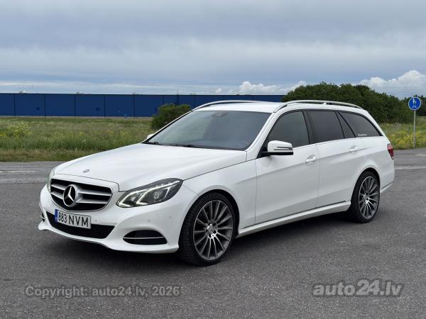 White Mercedes-Benz E-Class 2015 in Tallinn, with an engine capacity of 2.10 L and mileage of 318 thousand km for 10900 €, photo 1 on AUTOMOTO.COM.LV