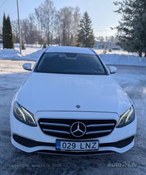 Balts Mercedes-Benz E-Class 2019 Tallina, ar dzinēja tilpumu 2.00 L un nobraukumu 160 tūkst. km par 23500 €, foto  vietnē AUTOMOTO.COM.LV