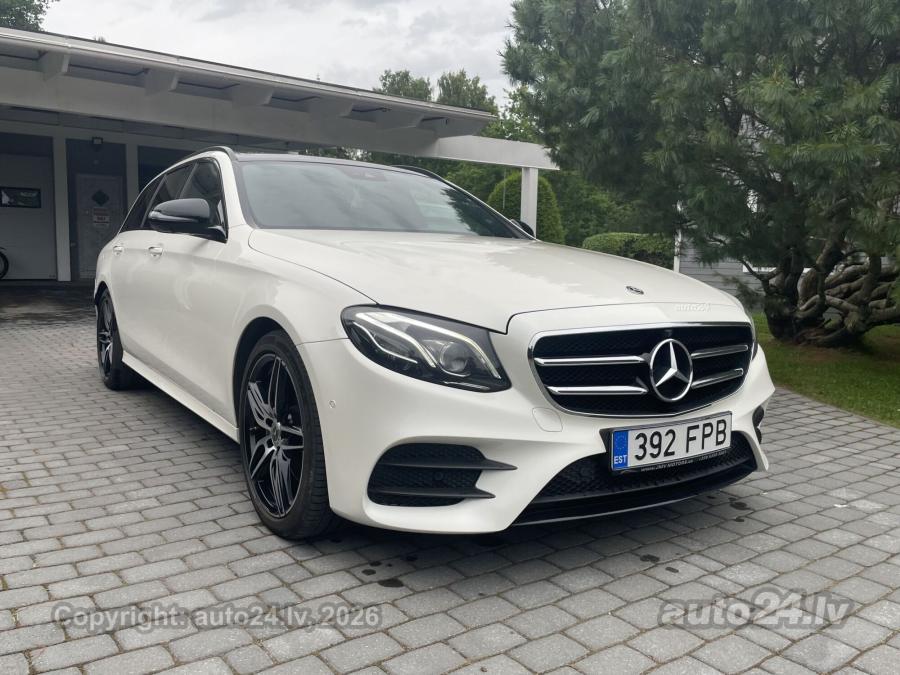 White Mercedes-Benz E-Class 2020 in Tallinn, with an engine capacity of 2.00 L and mileage of 103 thousand km for 31000 €, photo 1 on AUTOMOTO.COM.LV