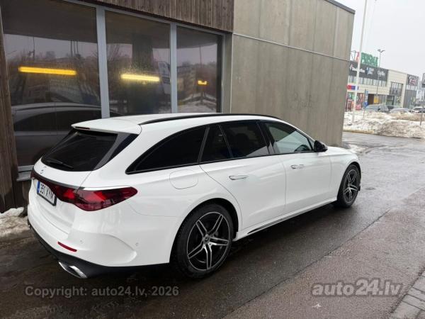 White Mercedes-Benz E-Class 2024 in Tallinn, with an engine capacity of 2.00 L and mileage of 16 thousand km for 59000 €, photo 2 on AUTOMOTO.COM.LV