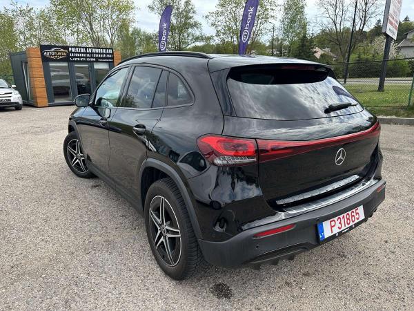 Black Mercedes-Benz EQA 2021 in Alytus, with an engine capacity of 0.00 L and mileage of 100 thousand km for 23500 €, photo 4 on AUTOMOTO.COM.LV