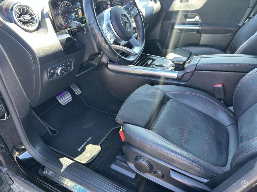 Black Mercedes-Benz EQA 2021 in Alytus, with an engine capacity of 0.00 L and mileage of 100 thousand km for 23500 €, photo 9 on AUTOMOTO.COM.LV