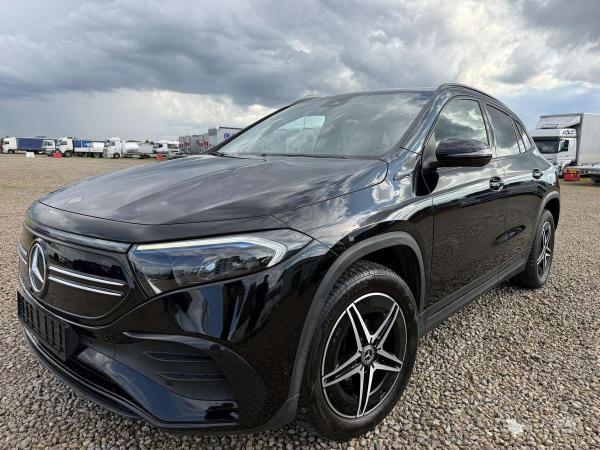 Black Mercedes-Benz EQA 2021 in Vilnius, with an engine capacity of 0.00 L and mileage of 108 thousand km for 23900 €, photo 1 on AUTOMOTO.COM.LV
