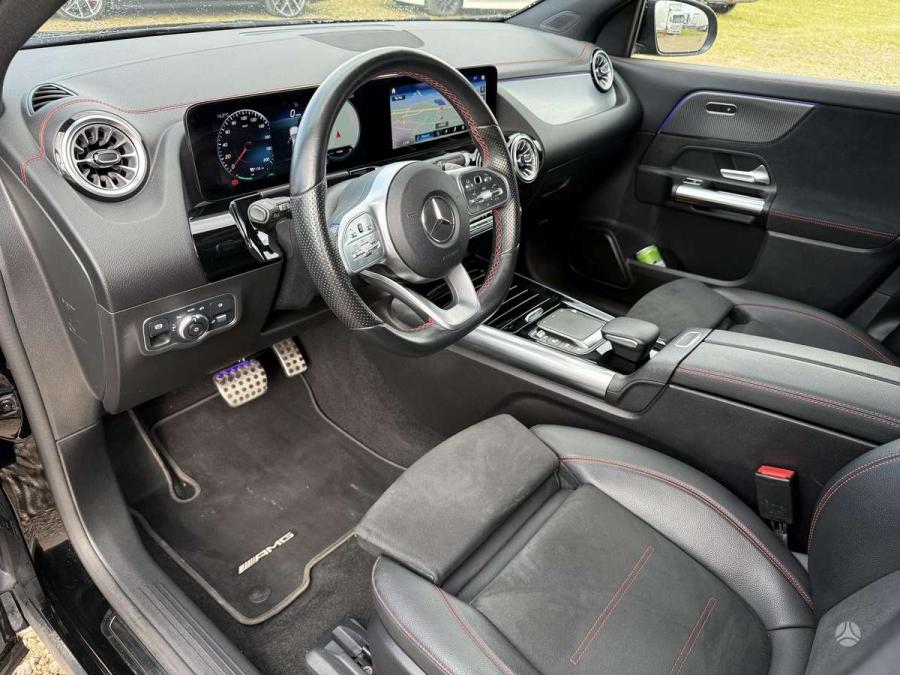 Black Mercedes-Benz EQA 2021 in Vilnius, with an engine capacity of 0.00 L and mileage of 108 thousand km for 23900 €, photo 14 on AUTOMOTO.COM.LV