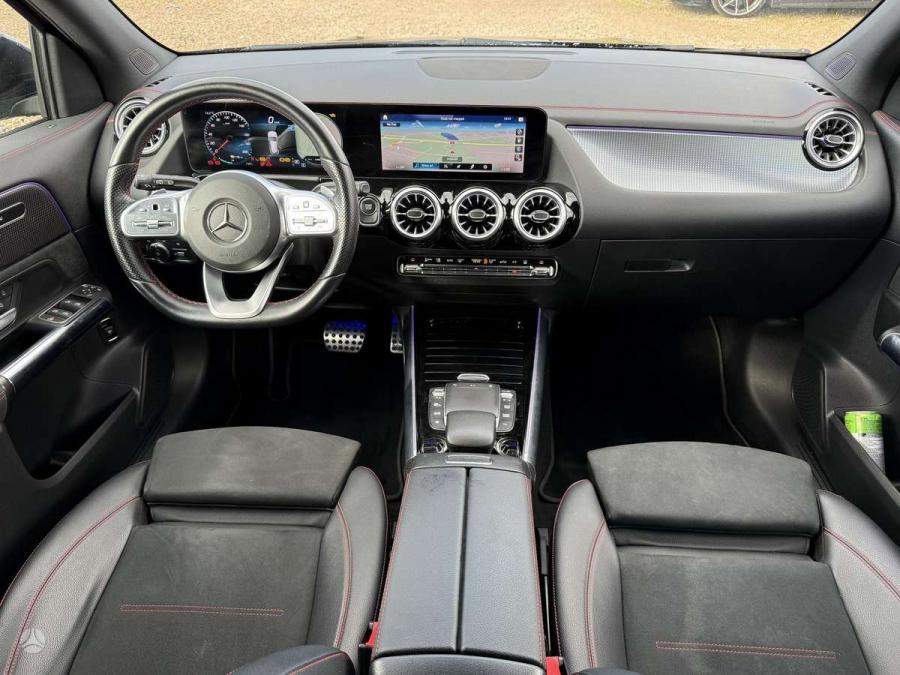 Black Mercedes-Benz EQA 2021 in Vilnius, with an engine capacity of 0.00 L and mileage of 108 thousand km for 23900 €, photo 23 on AUTOMOTO.COM.LV