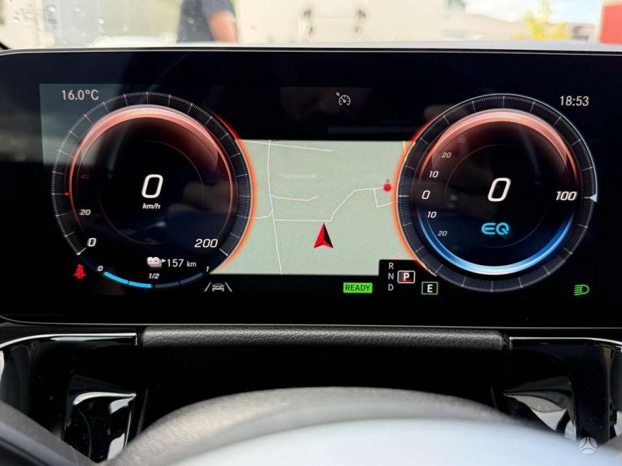 Black Mercedes-Benz EQA 2021 in Vilnius, with an engine capacity of 0.00 L and mileage of 108 thousand km for 23900 €, photo 30 on AUTOMOTO.COM.LV