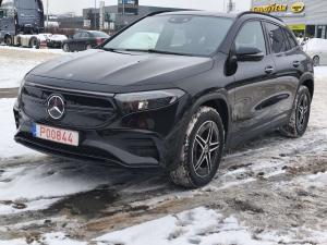 Black Mercedes-Benz EQA 2023 in Vilnius, with an engine capacity of 0.00 L and mileage of 24 thousand km for 33500 €, photo 4 on AUTOMOTO.COM.LV