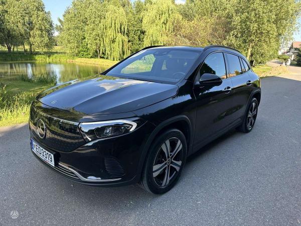 Black Mercedes-Benz EQA 2023 in Kaunas, with an engine capacity of 0.00 L and mileage of 59 thousand km for 29700 €, photo 1 on AUTOMOTO.COM.LV