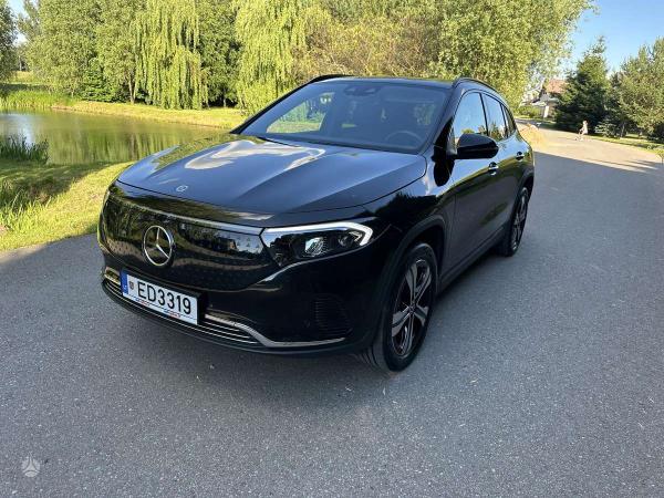 Black Mercedes-Benz EQA 2023 in Kaunas, with an engine capacity of 0.00 L and mileage of 59 thousand km for 29700 €, photo 2 on AUTOMOTO.COM.LV
