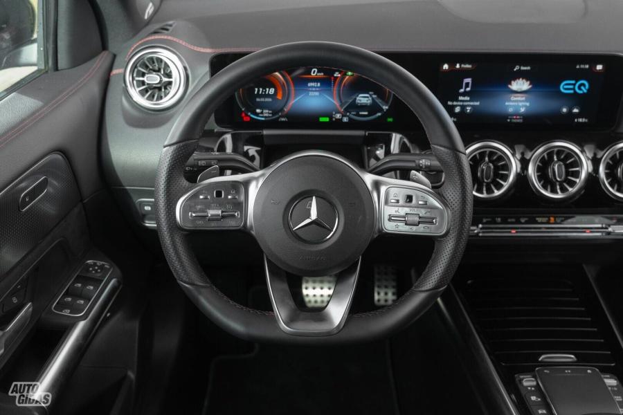 Black Mercedes-Benz EQA 2023 in Vilnius, with an engine capacity of 0.00 L and mileage of 22 thousand km for 29500 €, photo 20 on AUTOMOTO.COM.LV