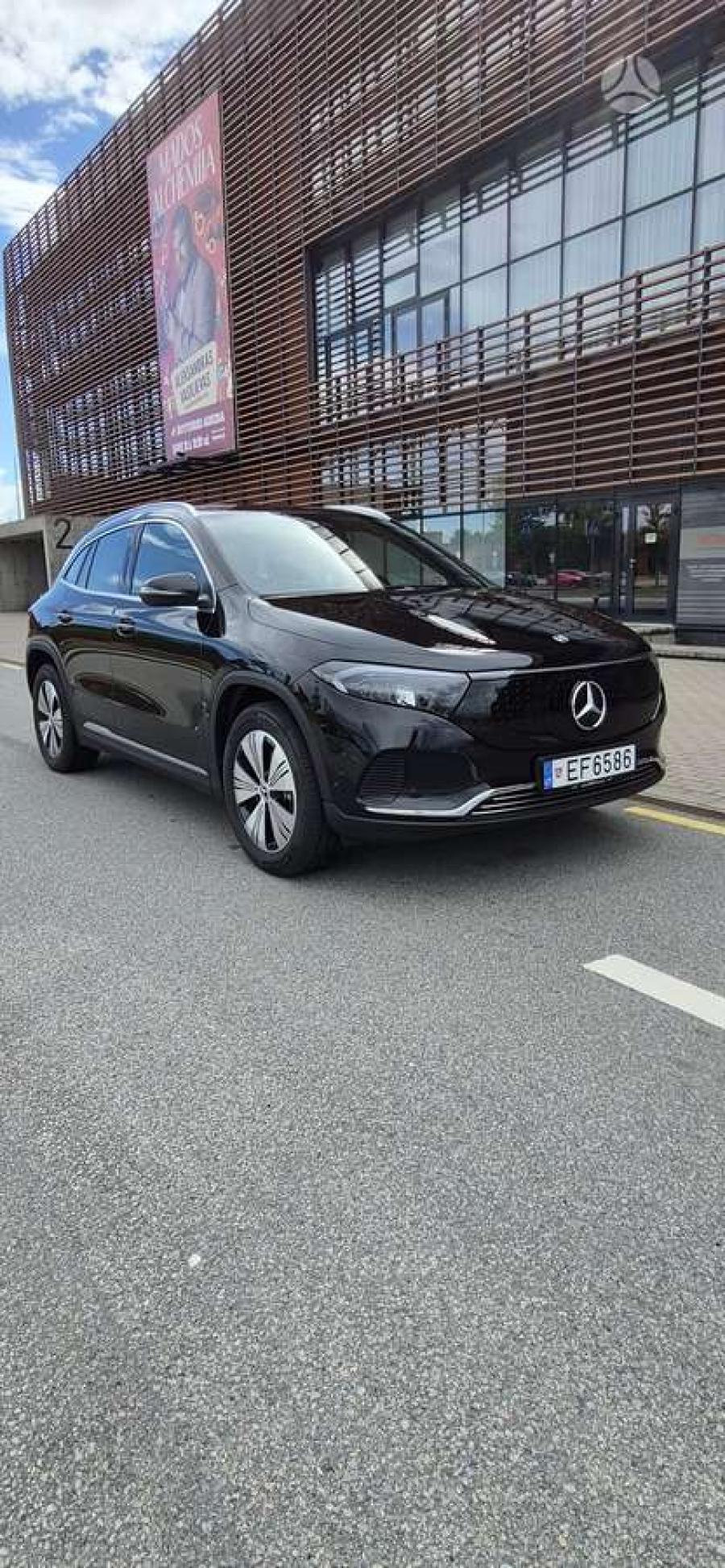 Black Mercedes-Benz EQA 2026 in Klaipeda, with an engine capacity of 0.00 L and mileage of 0 thousand km for 35900 €, photo 1 on AUTOMOTO.COM.LV