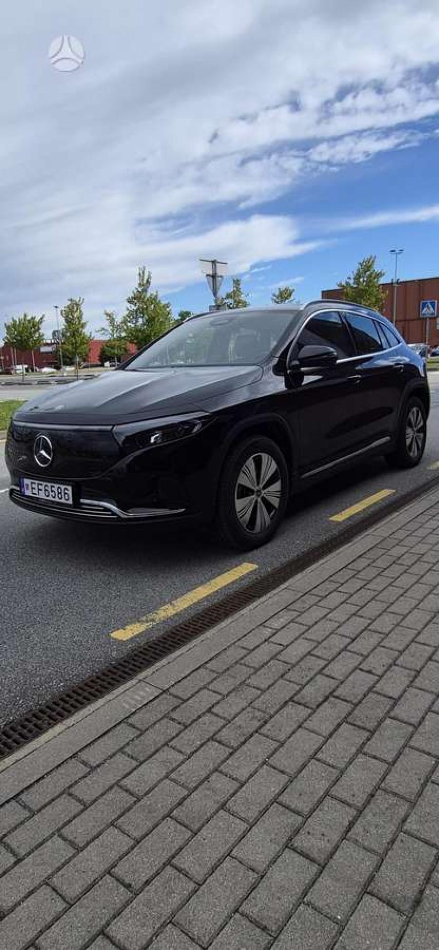 Black Mercedes-Benz EQA 2026 in Klaipeda, with an engine capacity of 0.00 L and mileage of 0 thousand km for 35900 €, photo 3 on AUTOMOTO.COM.LV