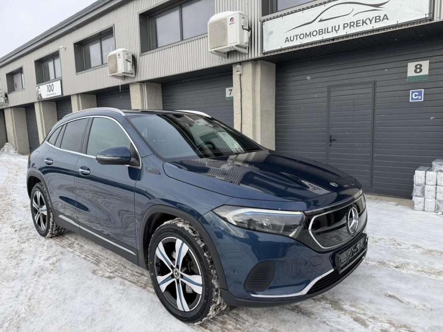 Blue Mercedes-Benz EQA 2022 in Siauliai, with an engine capacity of 0.00 L and mileage of 141 thousand km for 24500 €, photo 11 on AUTOMOTO.COM.LV