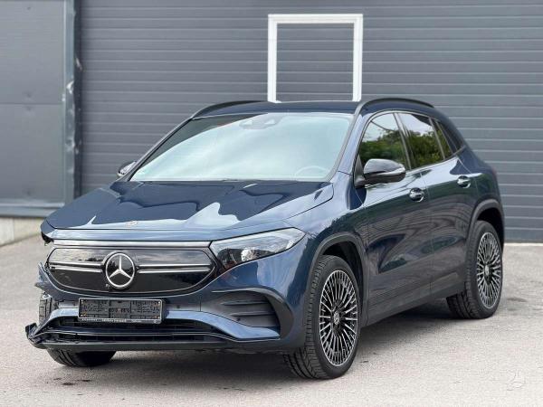 Blue Mercedes-Benz EQA 2023 in Kaunas, with an engine capacity of 0.00 L and mileage of 9 thousand km for 27350 €, photo 1 on AUTOMOTO.COM.LV
