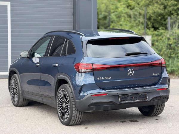 Blue Mercedes-Benz EQA 2023 in Kaunas, with an engine capacity of 0.00 L and mileage of 9 thousand km for 27350 €, photo 2 on AUTOMOTO.COM.LV
