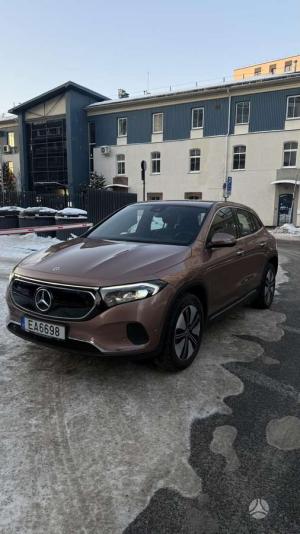 Brown Mercedes-Benz EQA 2023 in Vilnius, with an engine capacity of 0.00 L and mileage of 40 thousand km for 42000 €, photo  on AUTOMOTO.COM.LV
