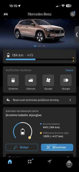 Коричневый Мерседес EQA 2023 в Вильнюс, объемом двигателя 0.00 л и пробегом 40 тыс. км за 42000 €, фото 15 на AUTOMOTO.COM.LV