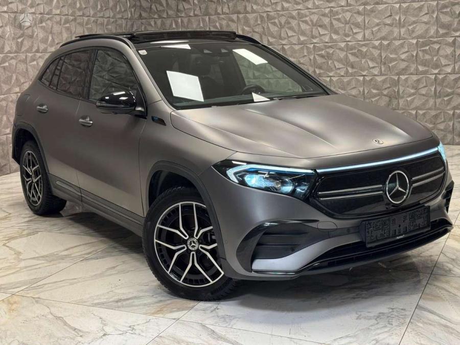 Pelēks Mercedes-Benz EQA 2021 Kauņa, ar dzinēja tilpumu 0.00 L un nobraukumu 70 tūkst. km par 22999 €, foto 1 vietnē AUTOMOTO.COM.LV