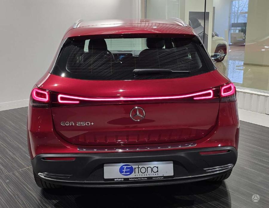 Red Mercedes-Benz EQA 2022 in Siauliai, with an engine capacity of 0.00 L and mileage of 15 thousand km for 28800 €, photo 8 on AUTOMOTO.COM.LV