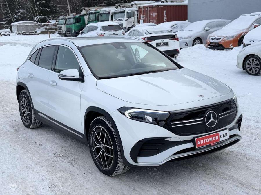 White Mercedes-Benz EQA 2023 in Vilnius, with an engine capacity of 0.00 L and mileage of 29 thousand km for 33500 €, photo 5 on AUTOMOTO.COM.LV