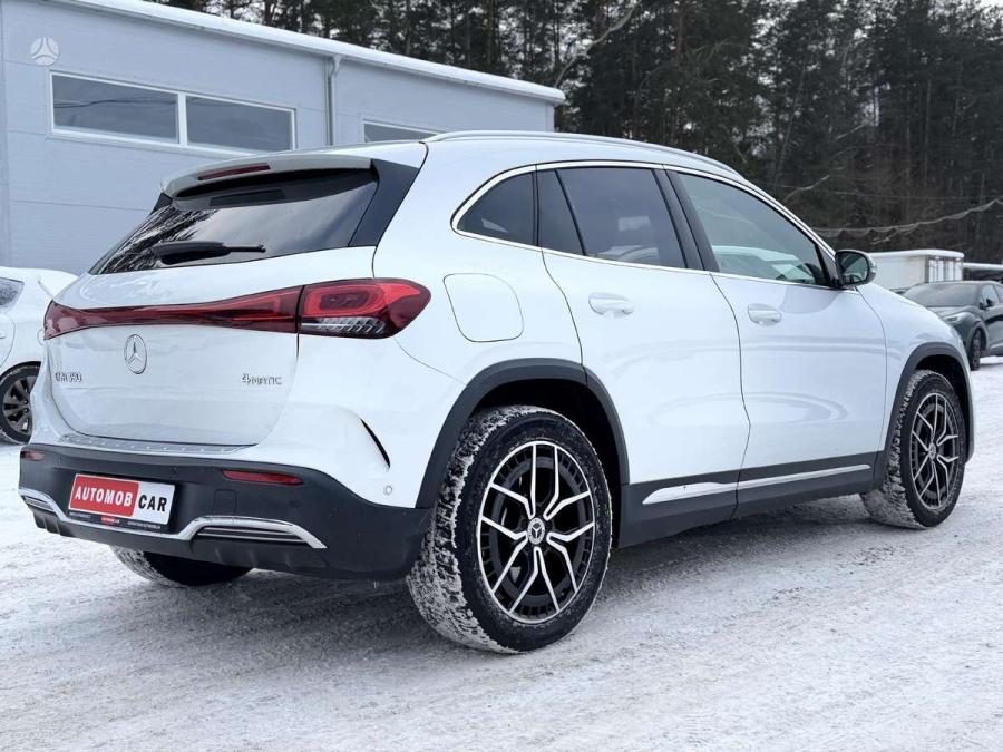 White Mercedes-Benz EQA 2023 in Vilnius, with an engine capacity of 0.00 L and mileage of 29 thousand km for 33500 €, photo 8 on AUTOMOTO.COM.LV