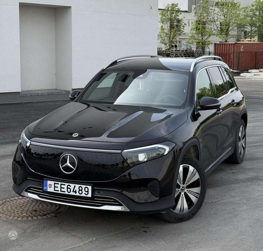 Melns Mercedes-Benz EQB 2024 Mažeikiai, ar dzinēja tilpumu 0.00 L un nobraukumu 30 tūkst. km par 34900 €, foto 1 vietnē AUTOMOTO.COM.LV